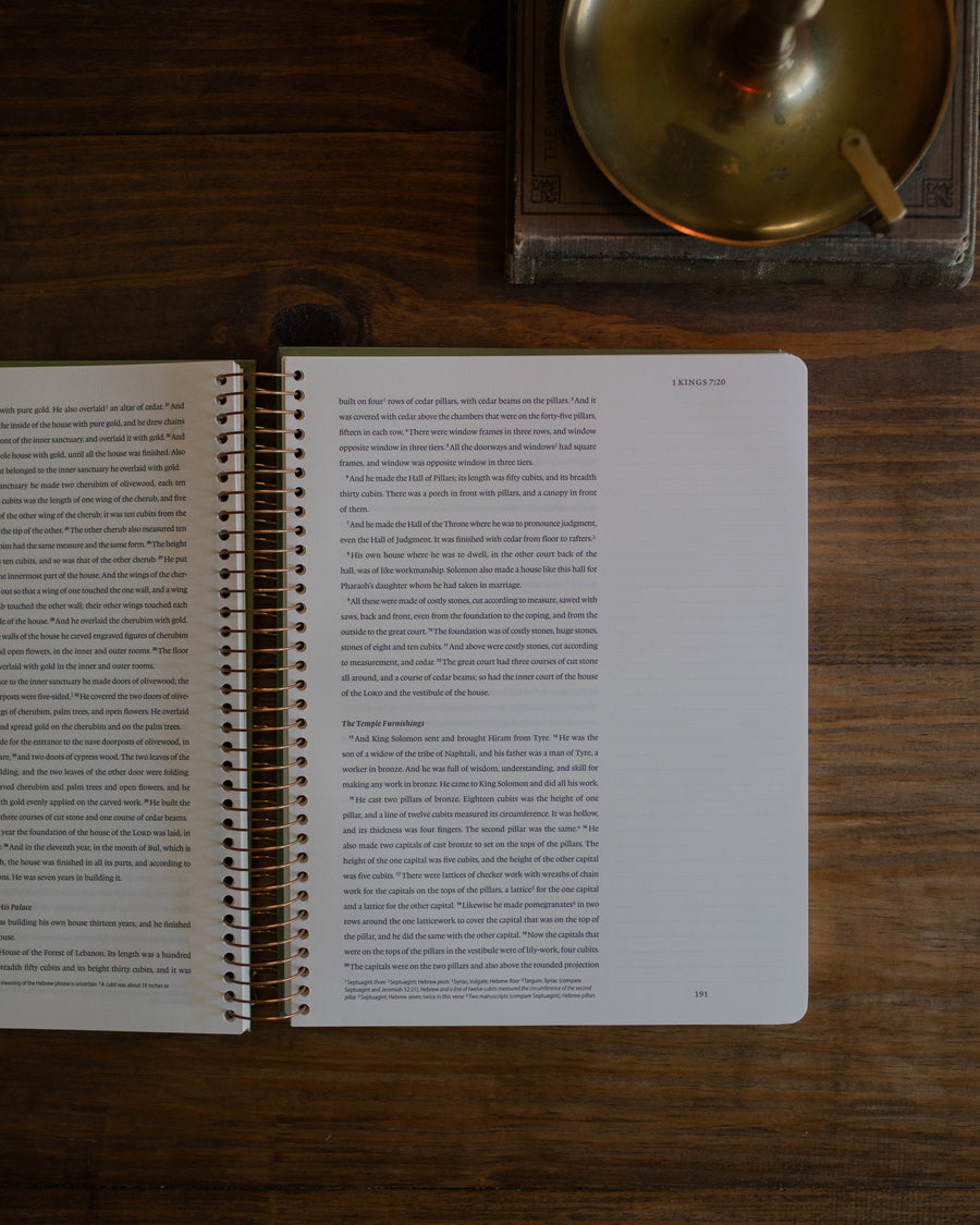 ESV Spiral-Bound Journaling Bible, Five-Volume Set | The Daily Grace Co.