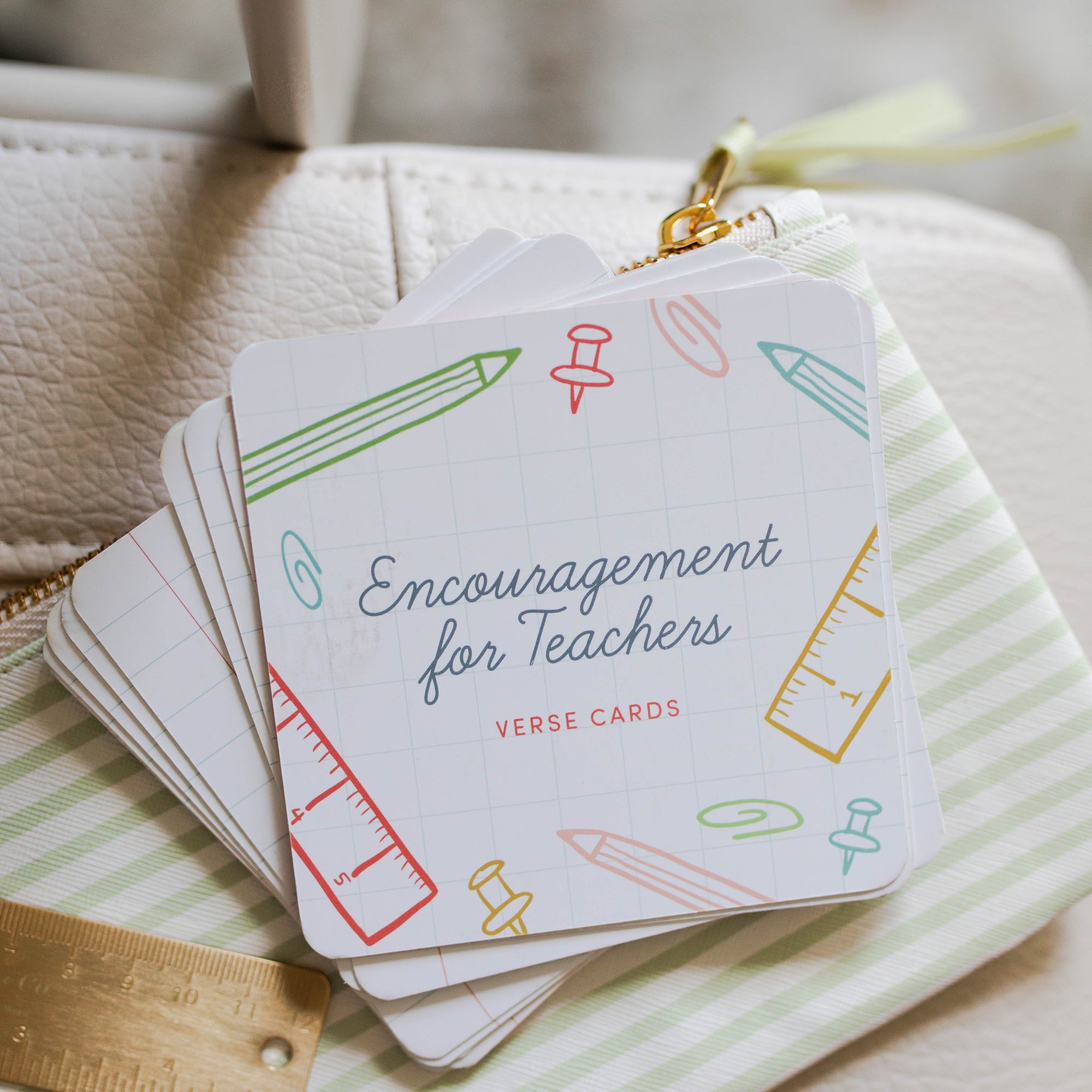 Encouragement for Teachers Verse Cards | TDGC – The Daily Grace Co.