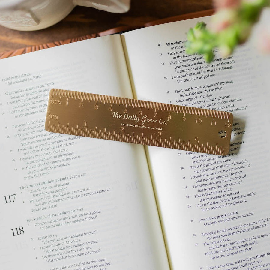 The Struggle is Real Brass Ruler | TDGC – The Daily Grace Co.