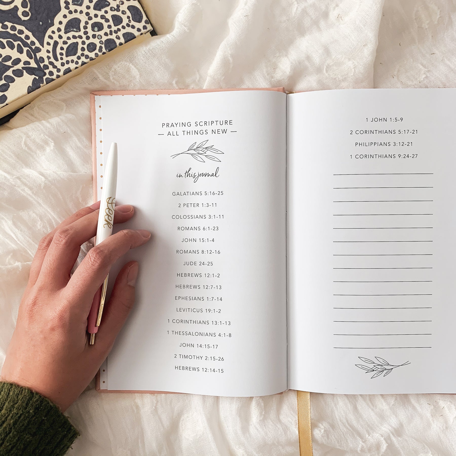 All Things New - Praying Scripture Journal | TDGC – The Daily Grace Co.