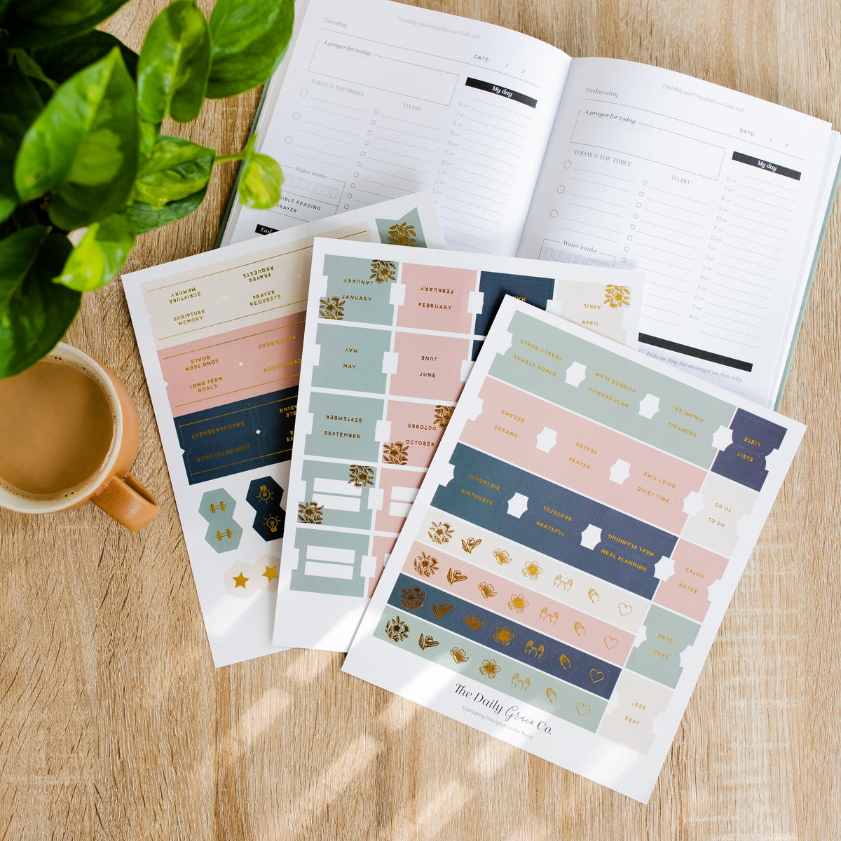Planner Tabs | TDGC – The Daily Grace Co.