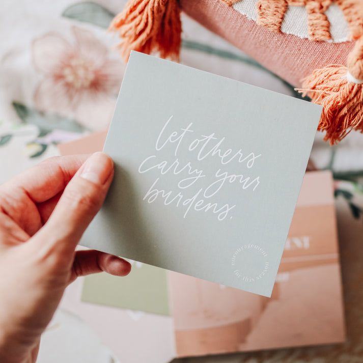 Encouragement for Postpartum Verse Card Set – The Daily Grace Co.