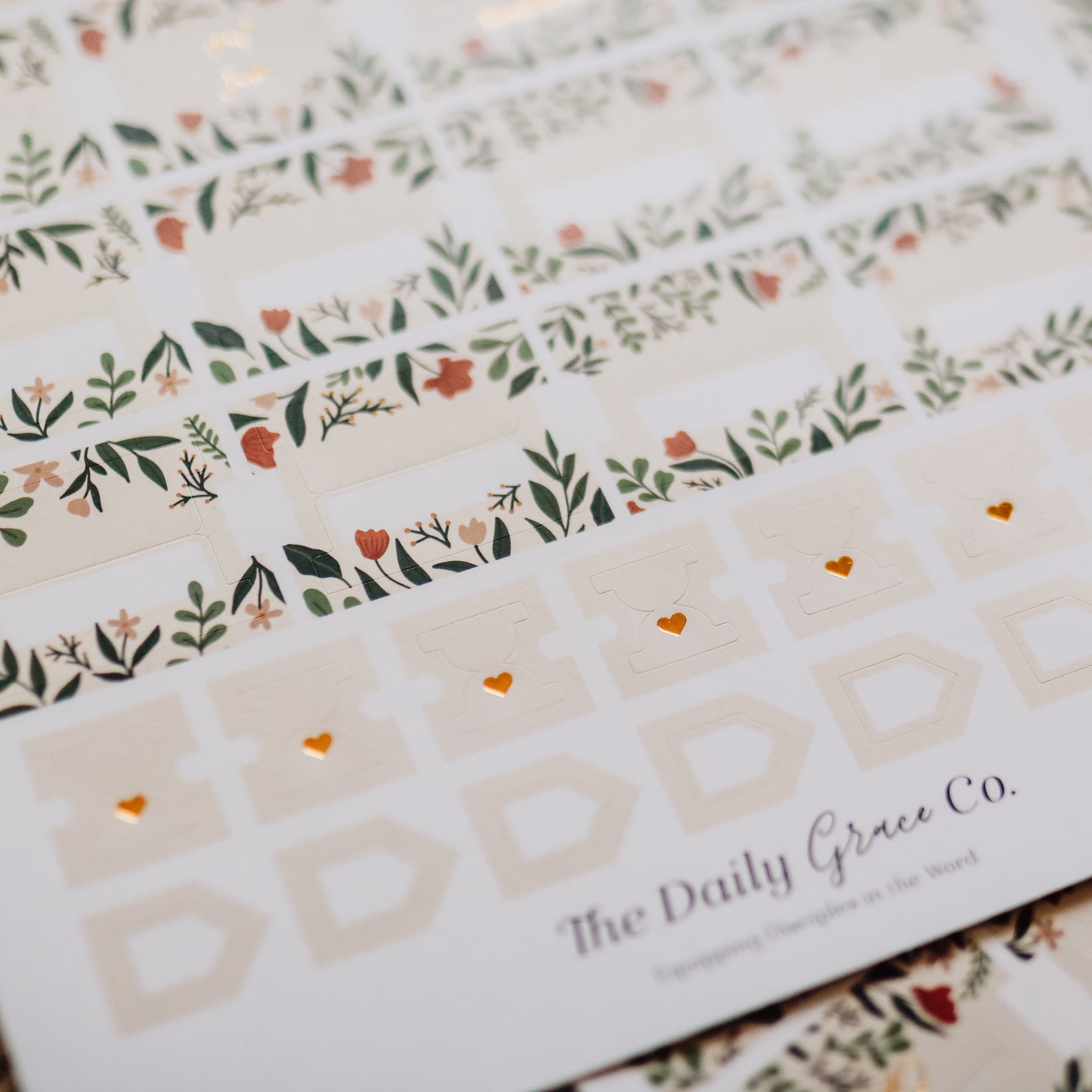 Rust Floral Bible Tabs – The Daily Grace Co.
