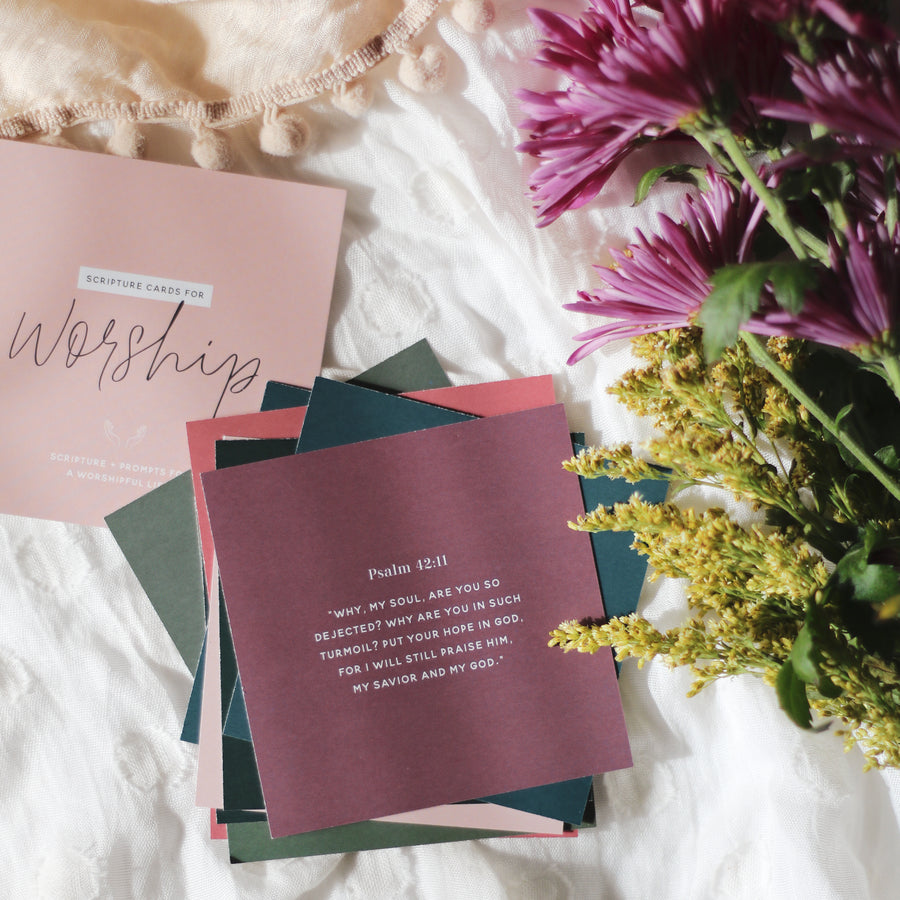 Scripture Cards for Worship – The Daily Grace Co.